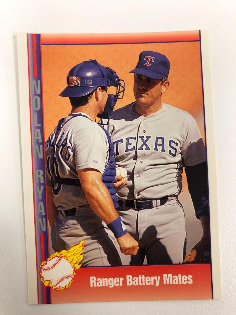 1991 Pacific Nolan Ryan Texas Express I Baseball #93 Ranger Battery ...