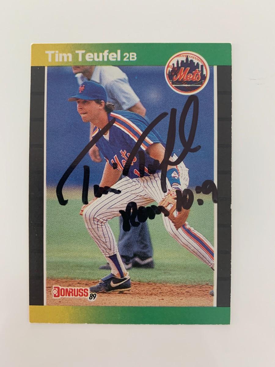 Tim Teufel signed baseball card | EstateSales.org