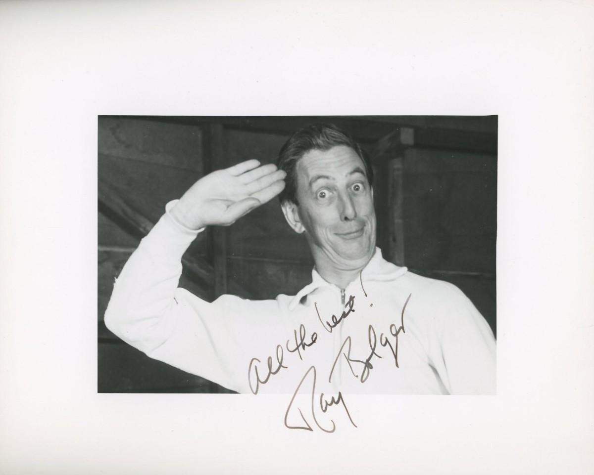 Ray "Scarecrow" Bolger signed photo | EstateSales.org