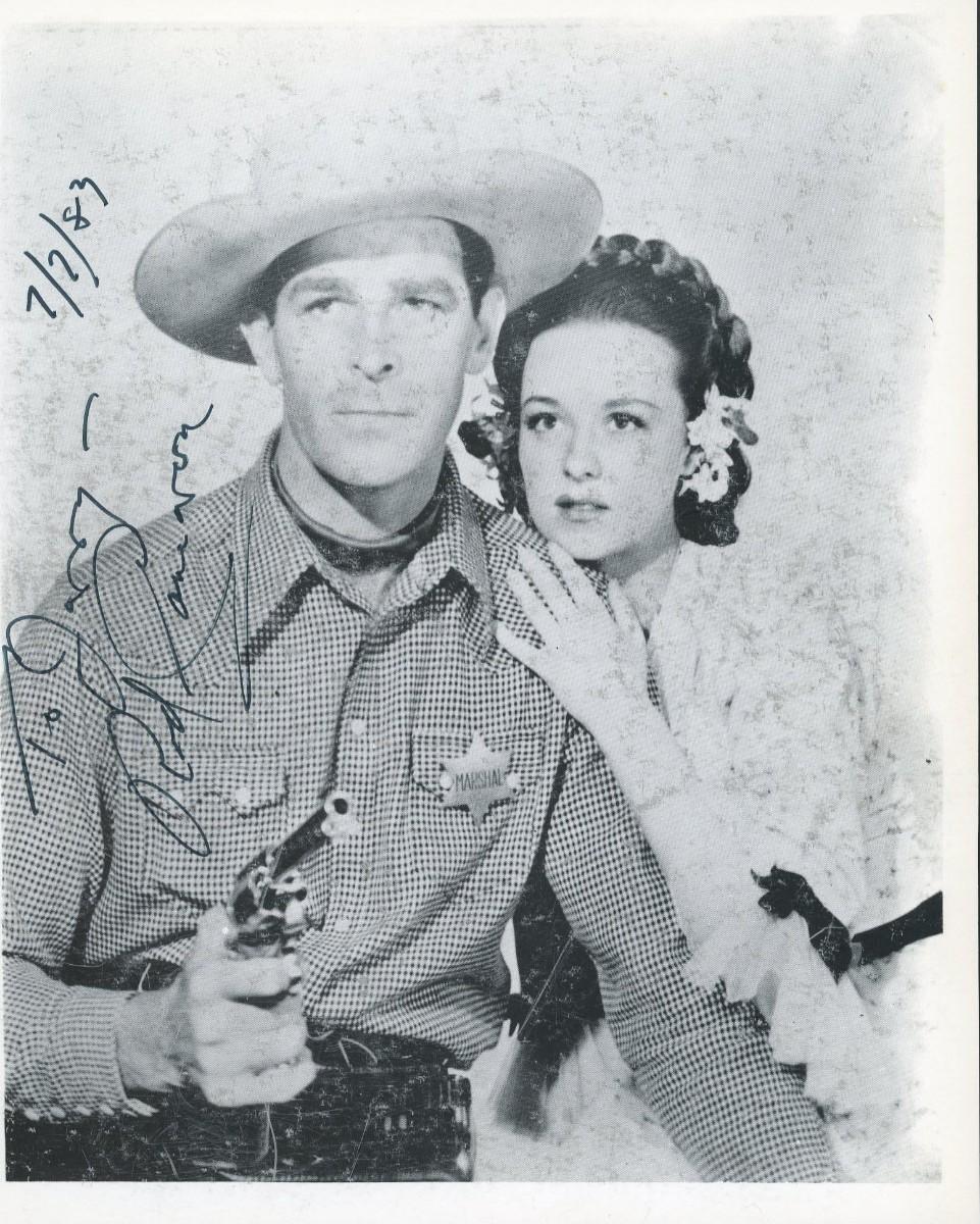 Rod Cameron signed photo dated 1983 | EstateSales.org