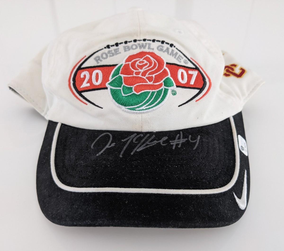 2007 Rose Bowl Game USC Joe McKnight signed baseball hat | EstateSales.org