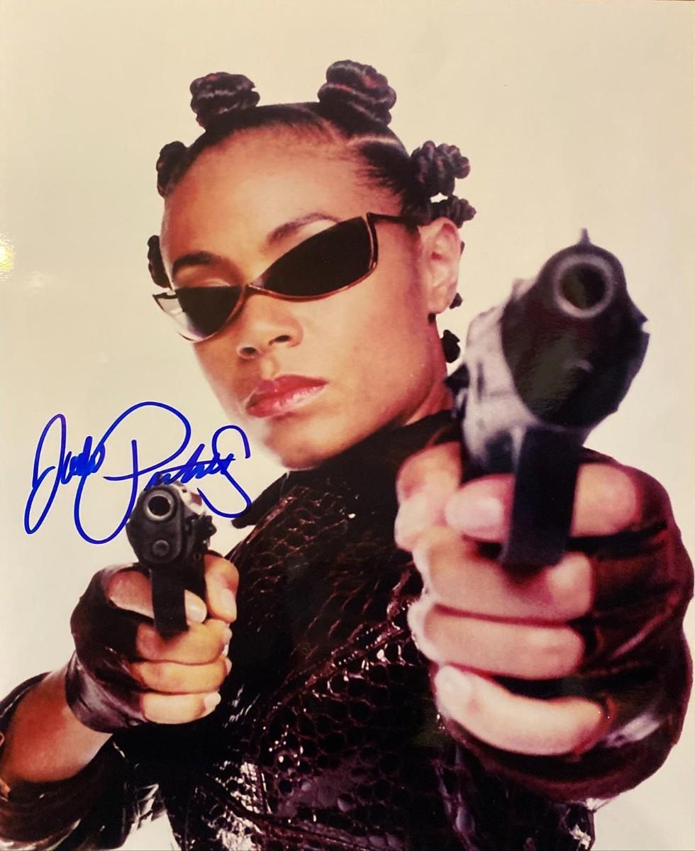 The Matrix Reloaded Jada Pinkett (Smith) signed movie photo ...