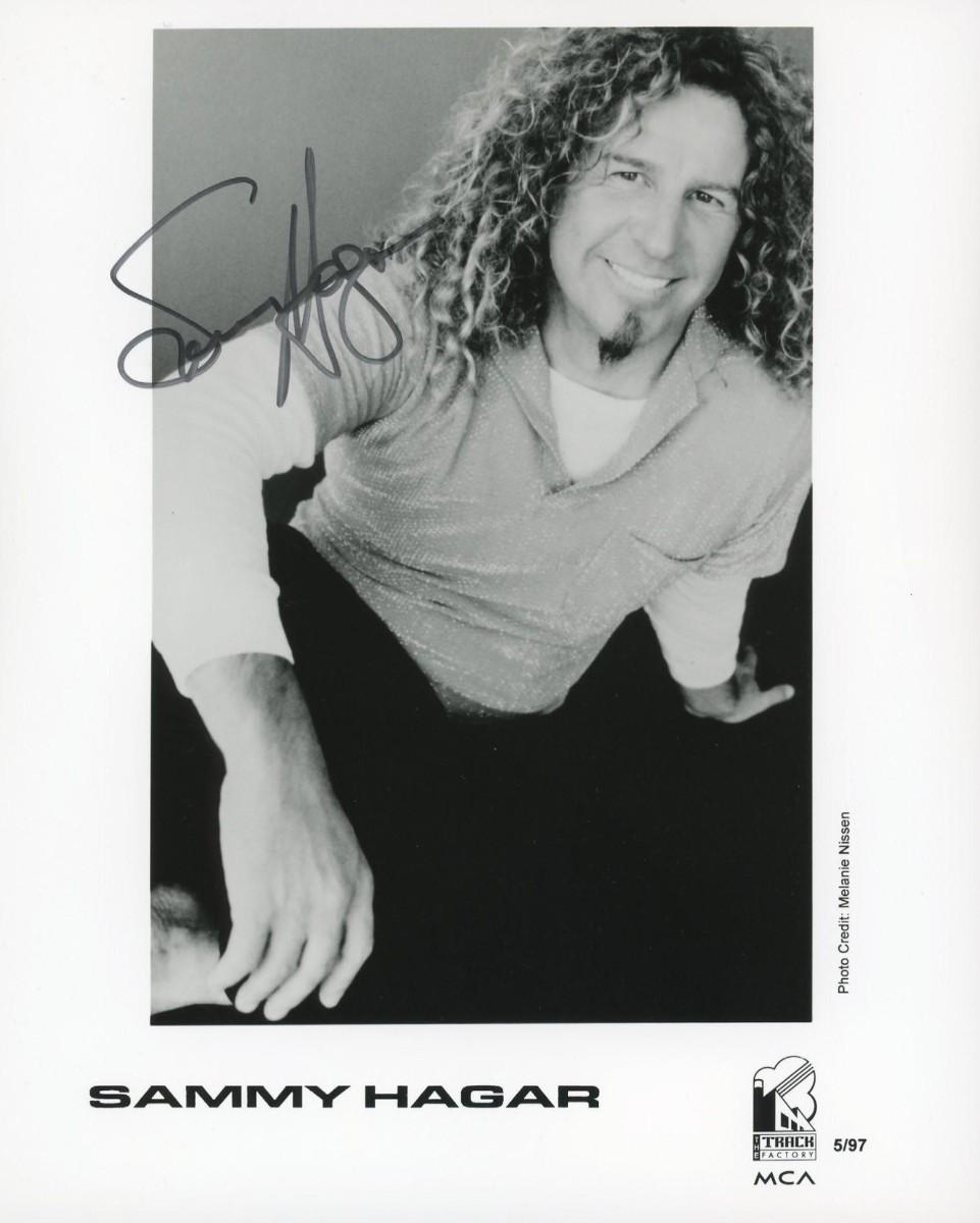 Sammy Hagar signed photo | EstateSales.org