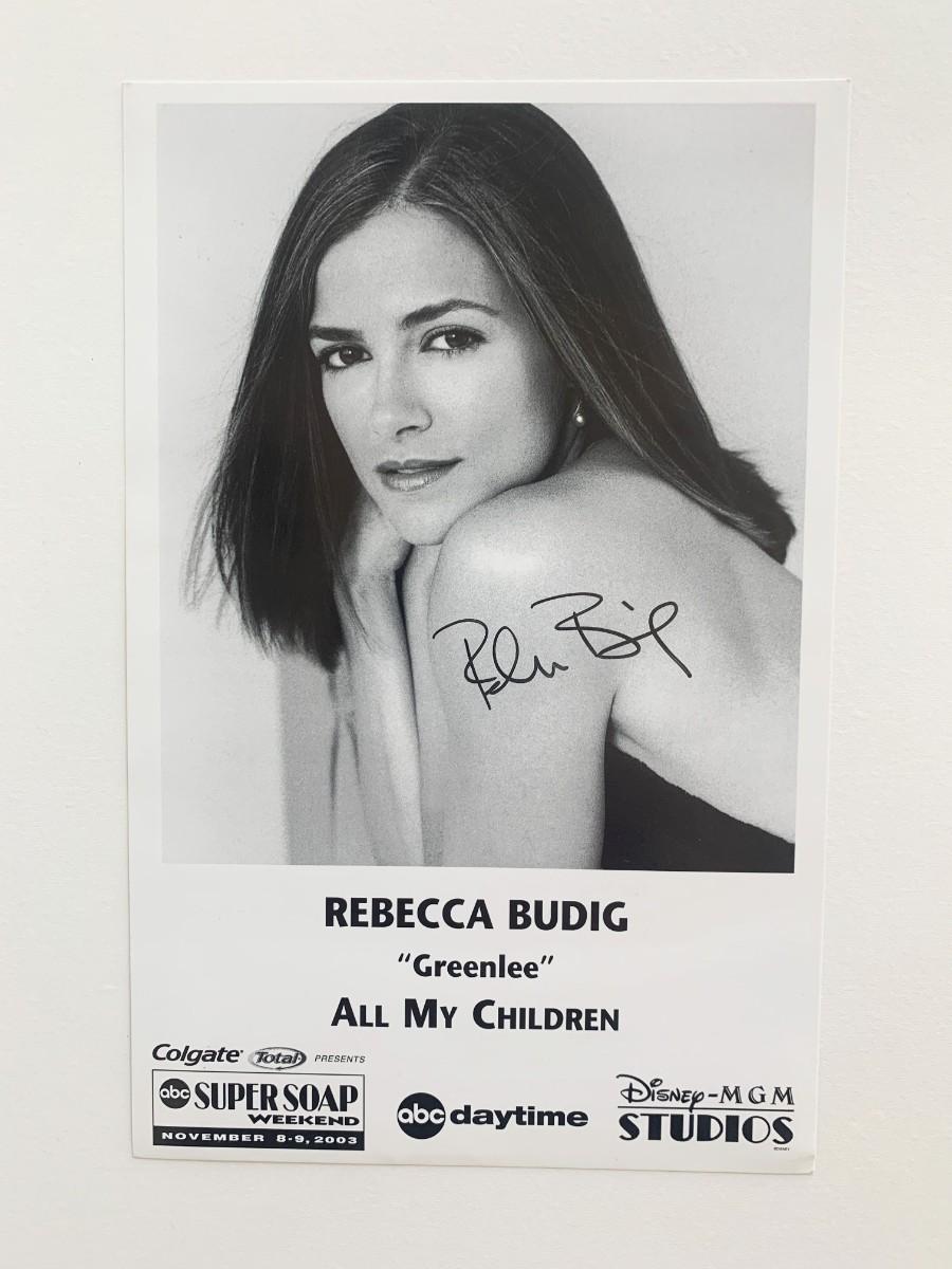 Rebecca Budig Signed Photo