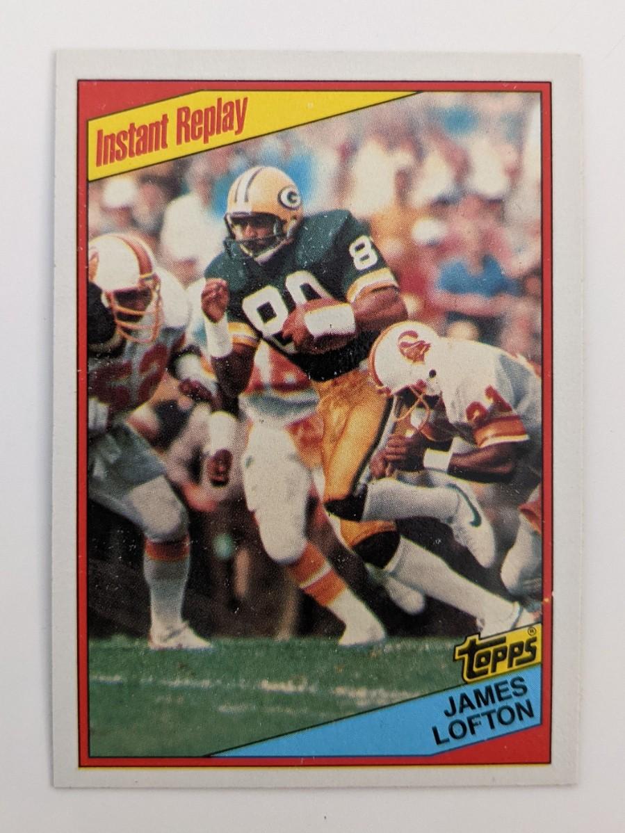 James Lofton Football Trading Card - Topps Instant Replay #273 1984 ...