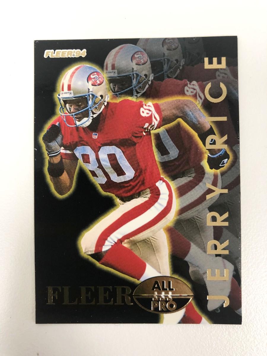 1994 Fleer All-Pro Football Card #9 Jerry Rice | EstateSales.org