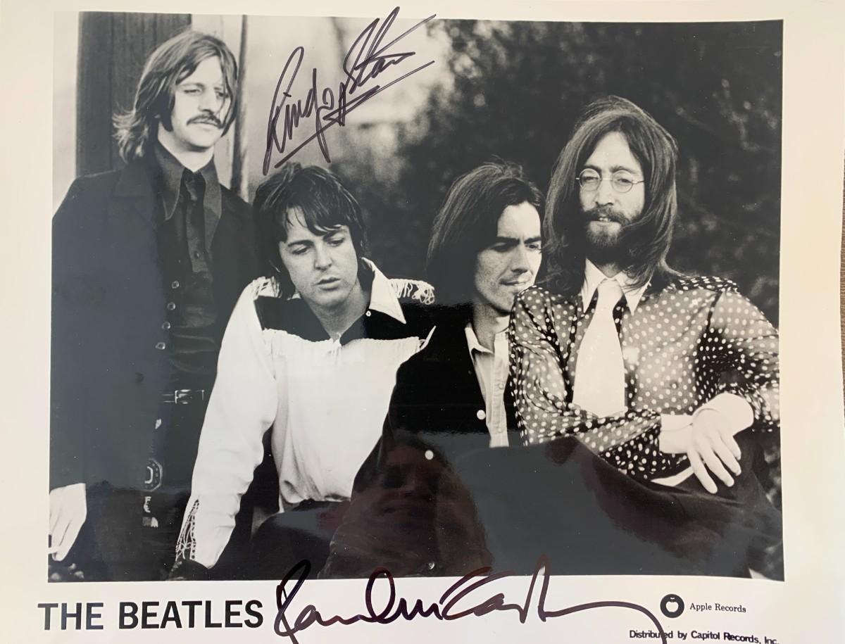 The Beatles signed photo | EstateSales.org