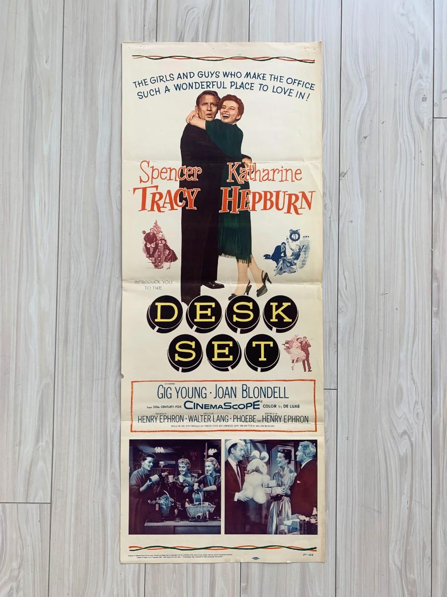 Desk Set original 1957 vintage insert movie poster | EstateSales.org