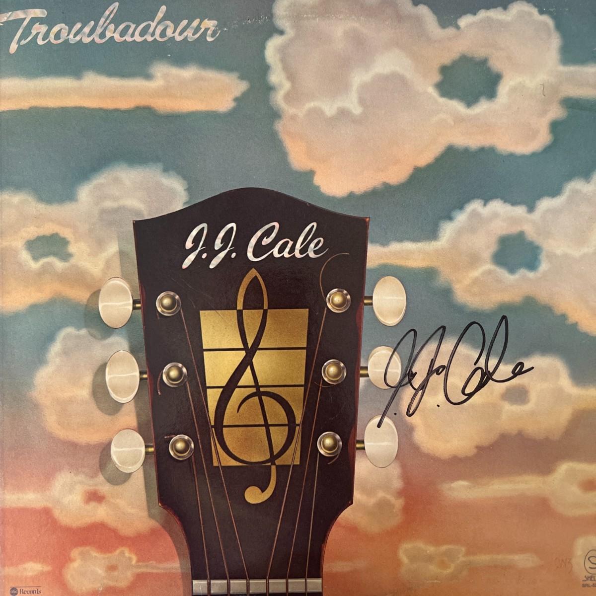 JJ Cale signed Troubadour album | EstateSales.org