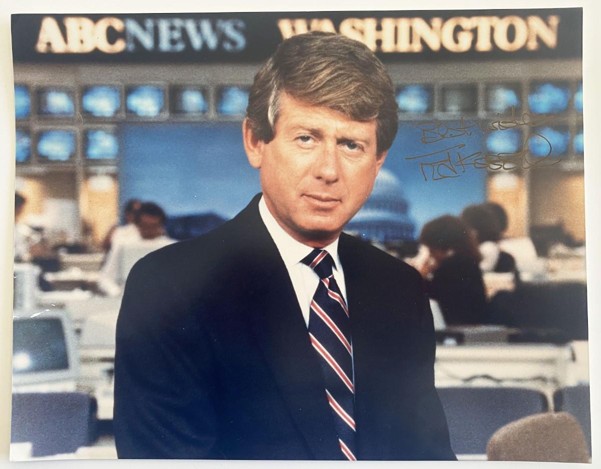 Ted Koppel signed photo | EstateSales.org