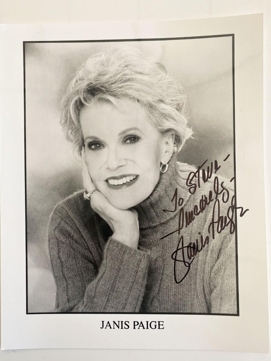 Janis Paige signed photo | EstateSales.org