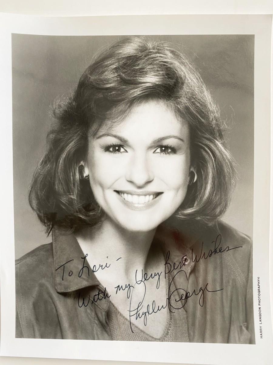 Phyllis George signed photo | EstateSales.org