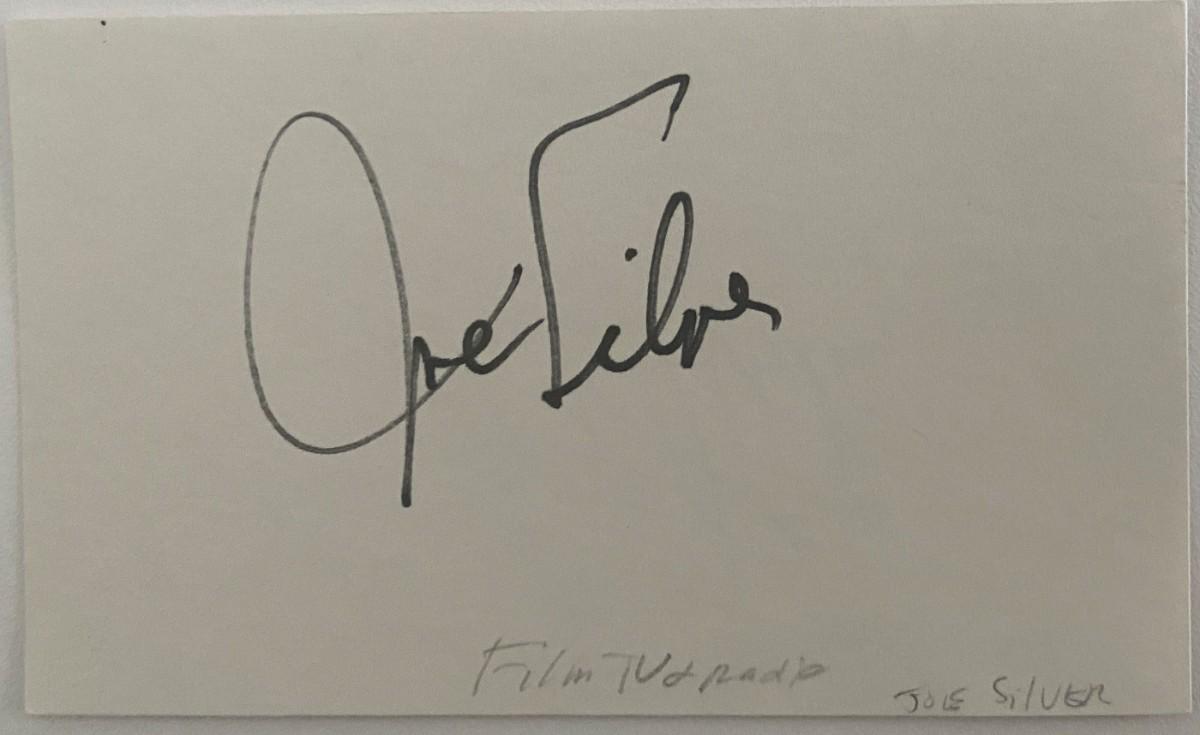 Joe Silver original signature | EstateSales.org