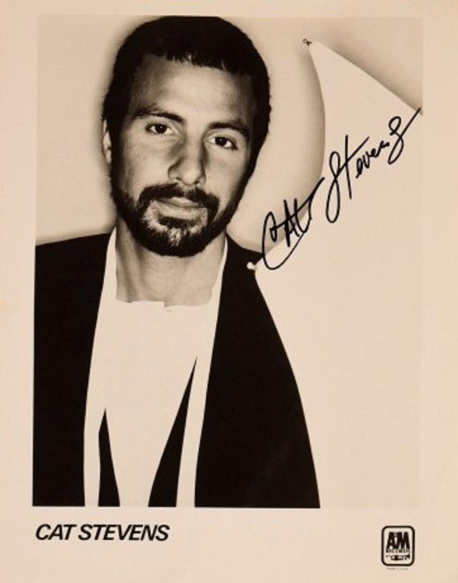 Cat Stevens signed promo photo | EstateSales.org