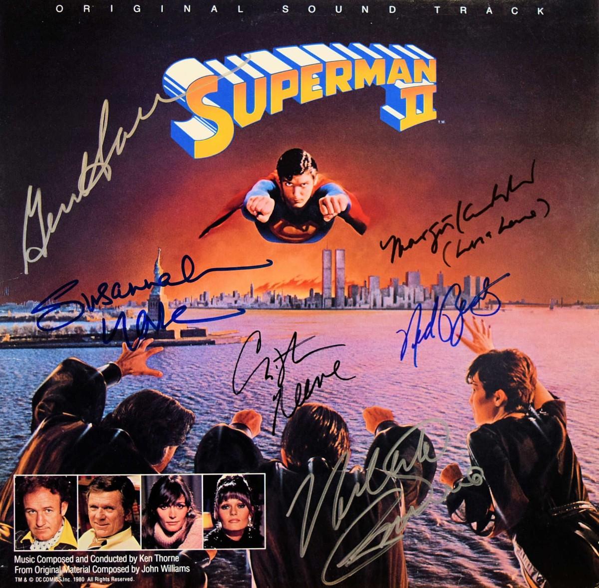 Superman II signed soundtrack album | EstateSales.org