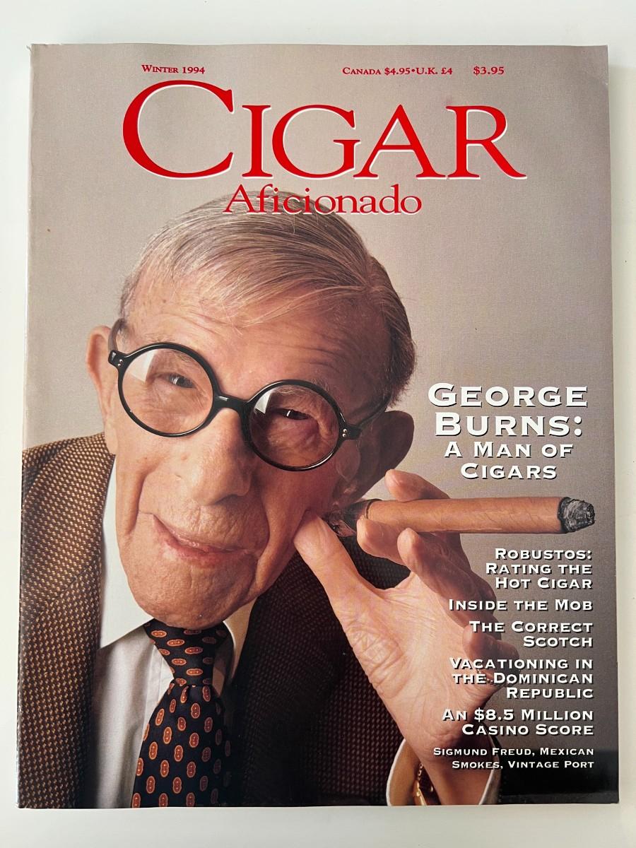 Cigar Aficionado George Burns 1994 edition | EstateSales.org