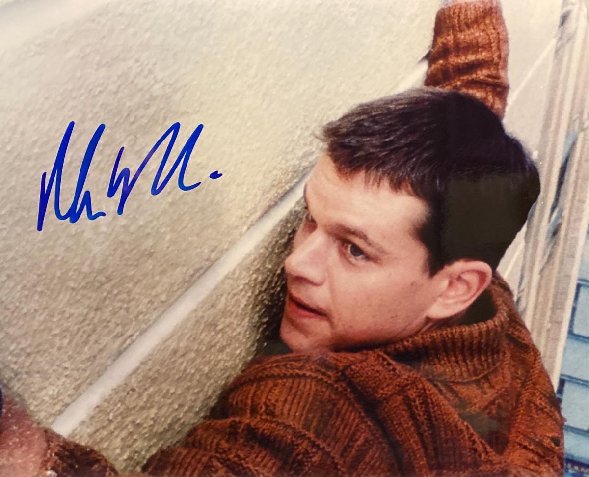 The Bourne Identity Matt Damon Signed Movie Photo | EstateSales.org