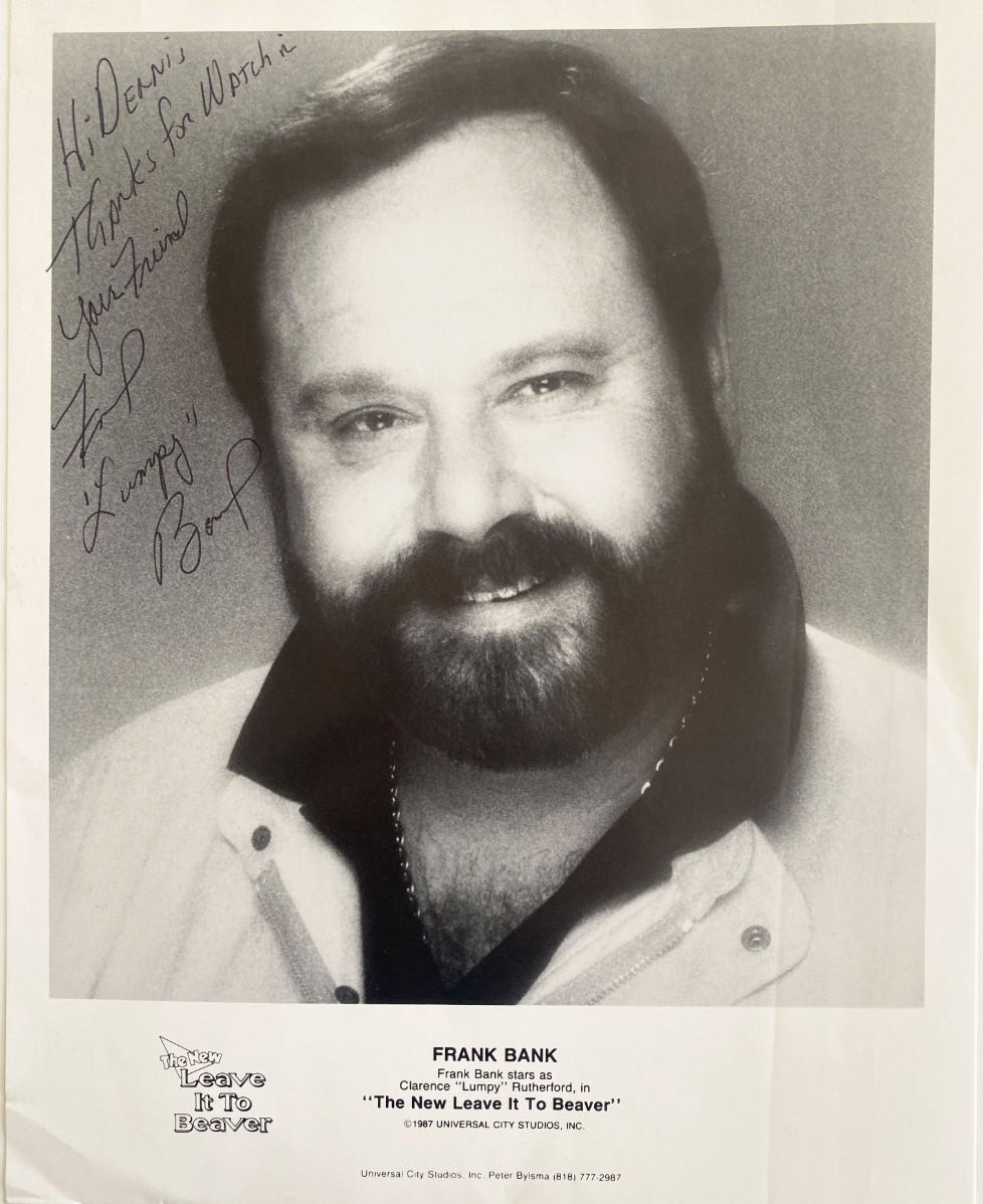 The New Leave It to Beaver Frank Bank signed photo | EstateSales.org