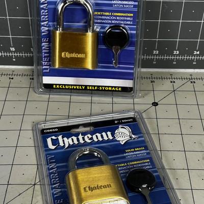 2 Chateau Combo Locks NEW | EstateSales.org