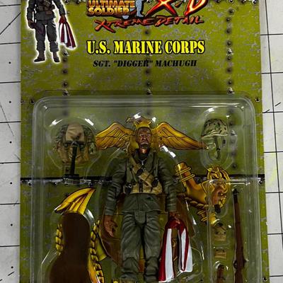 Ultimate Soldier US Marine Action Figure NEW on the Card | EstateSales.org