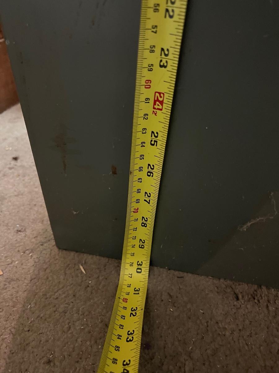Two Drawer Metal Filing Cabinet 