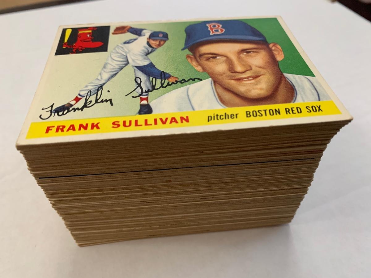 1955 Topps Baseball Cards Lot Doubles Triples