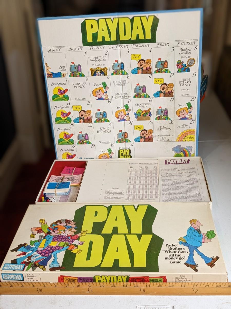 PAYDAY Board Game 1975 Classic Edition Parker Brothers Complete ...
