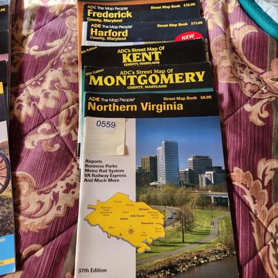 lot of 22 ADC The Map people Maryland County Map Books lot 599 ...