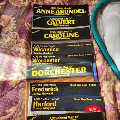 lot of 22 ADC The Map people Maryland County Map Books lot 599 ...