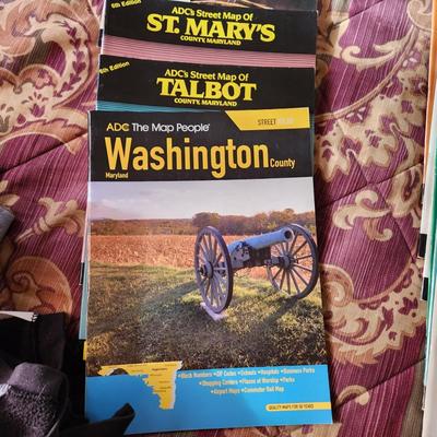 lot of 22 ADC The Map people Maryland County Map Books lot 599 ...
