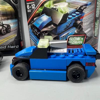 Pair of Lego Racers Cars Semi Truck Blue Car with Packaging ...