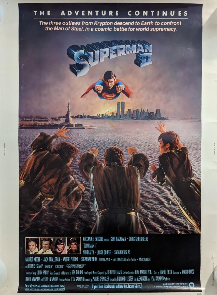 Superman II 1980 Original 30x40 Movie Poster | EstateSales.org