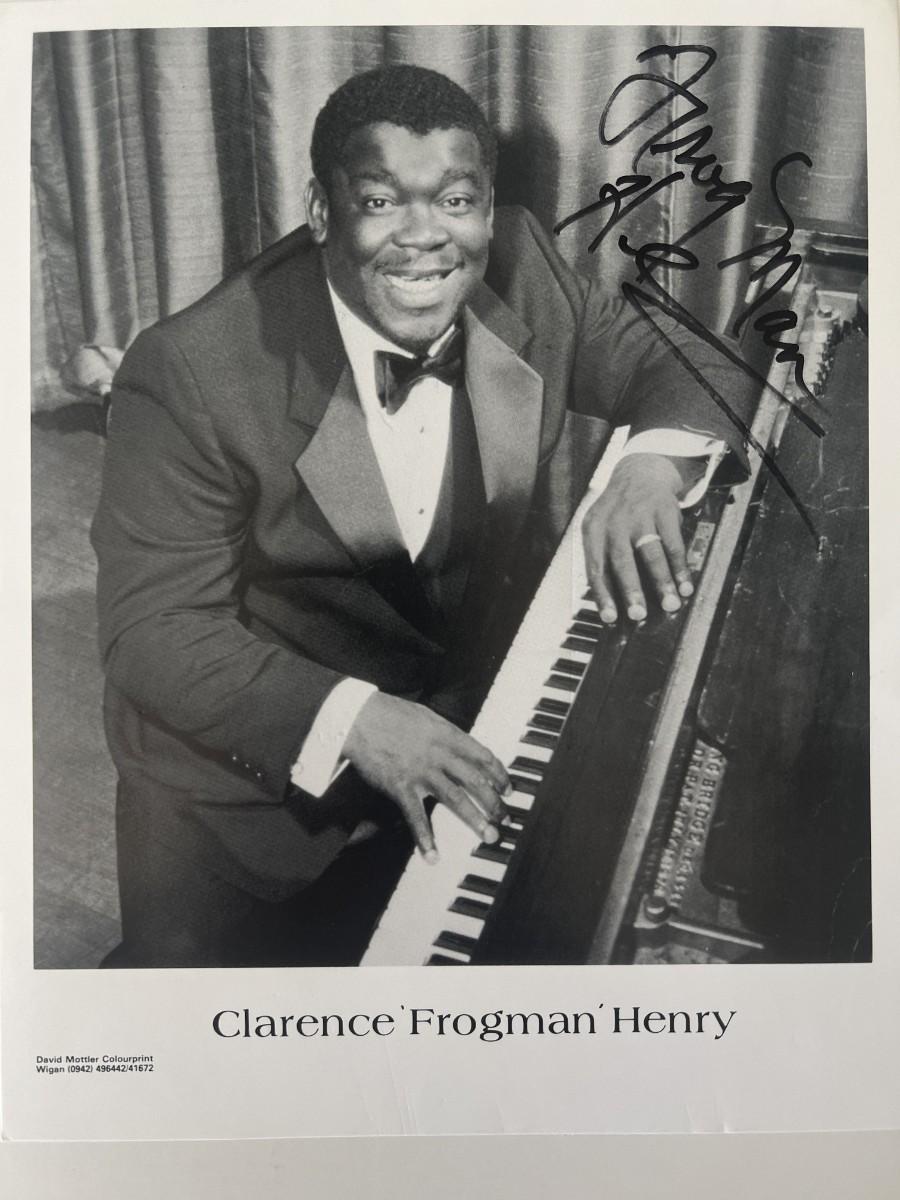 Clarence Frogman Henry signed photo | EstateSales.org