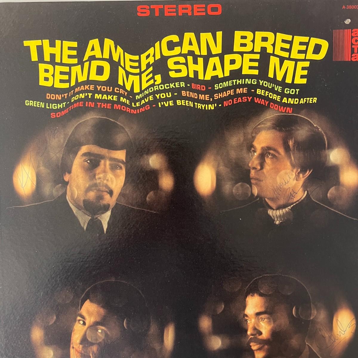 American Breed Bend Me Shape Me signed album | EstateSales.org