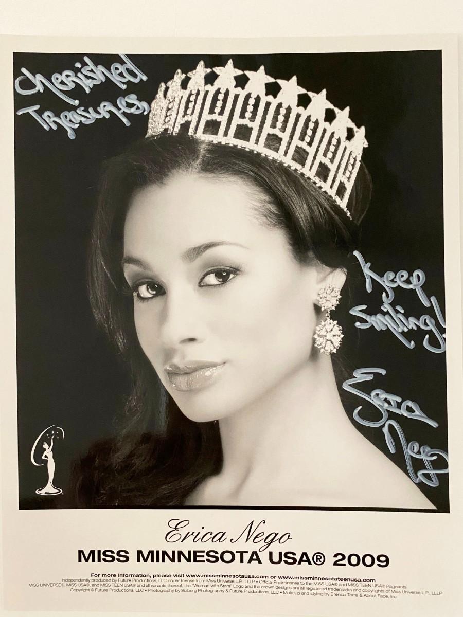 Miss Minnesota Erica Nego signed photo | EstateSales.org