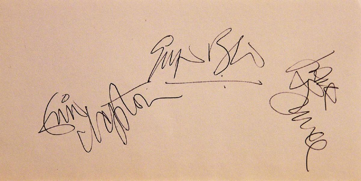 Cream signature slip | EstateSales.org