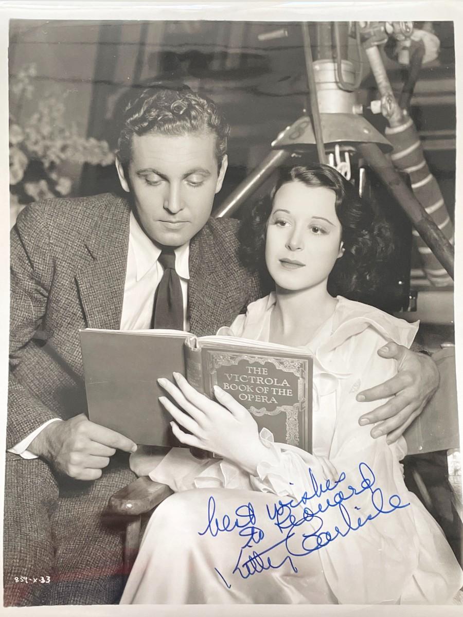 Kitty Carlisle signed photo | EstateSales.org