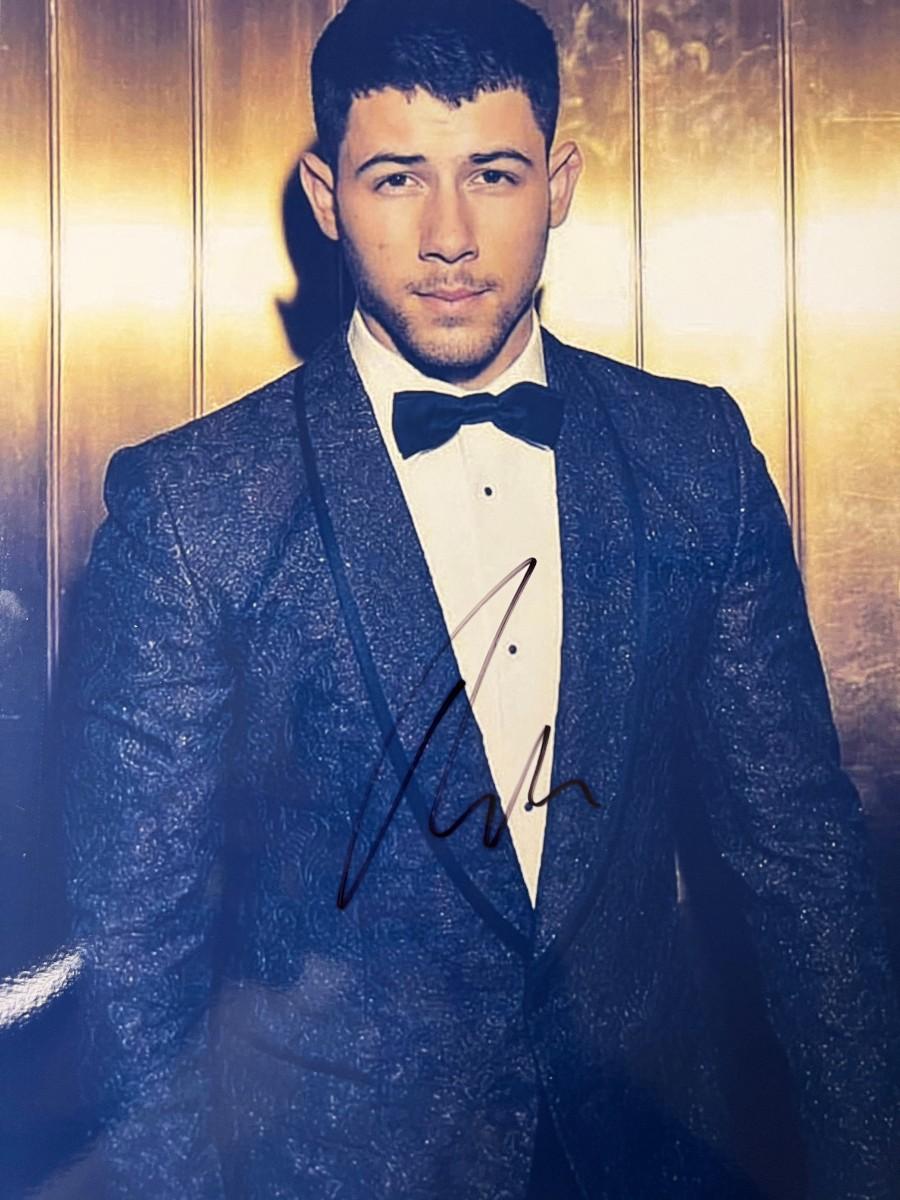 Nick Jonas signed photo | EstateSales.org