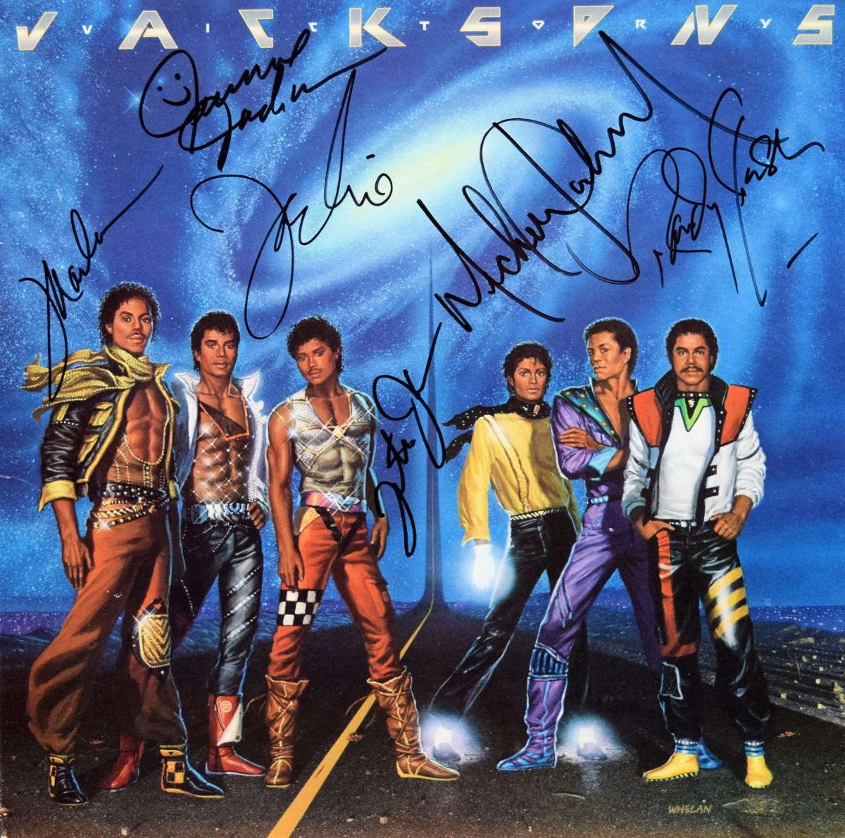 The Jackson 5 signed Victory album | EstateSales.org