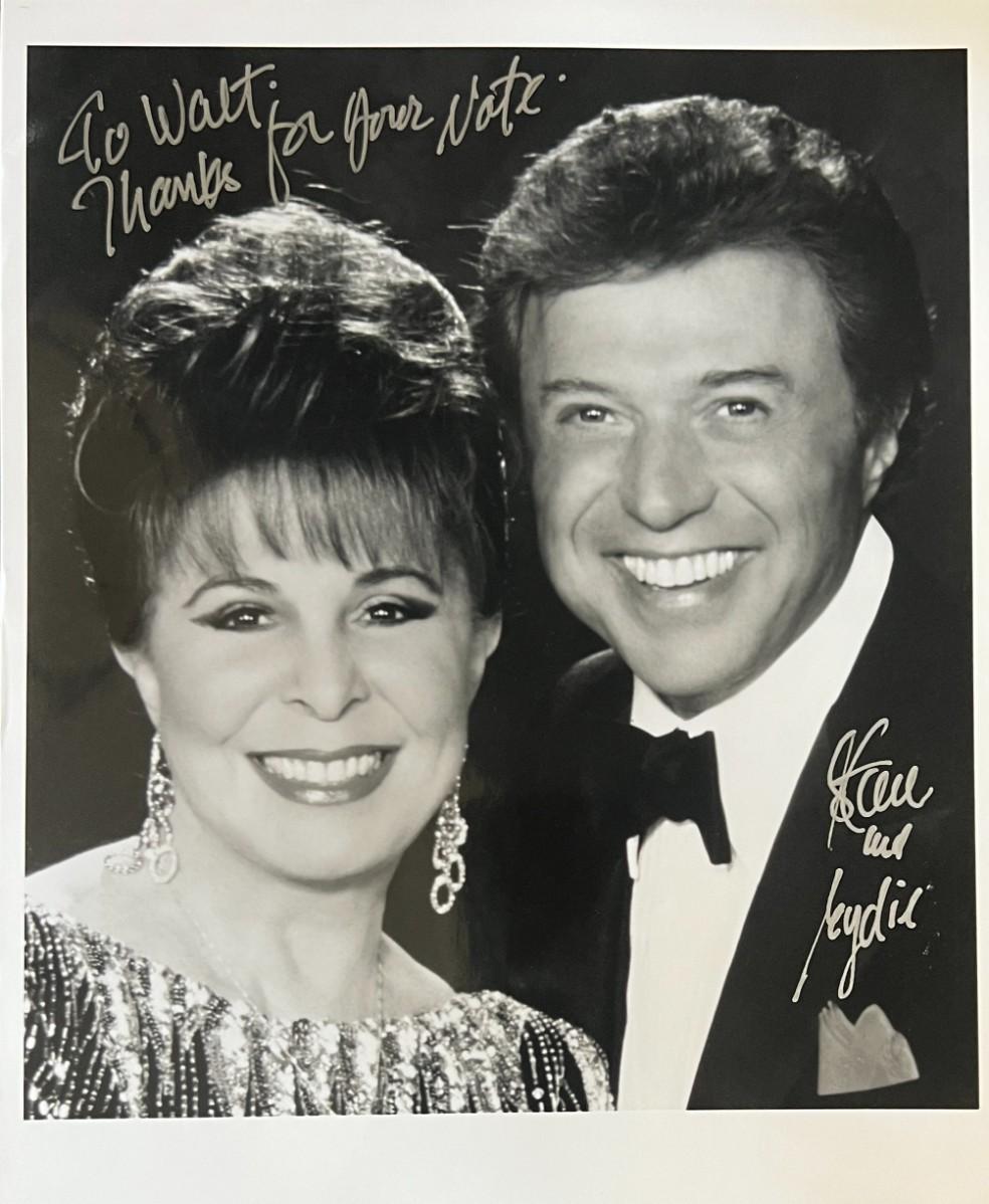 Steve Lawrence And Eydie Gorme Signed Photo