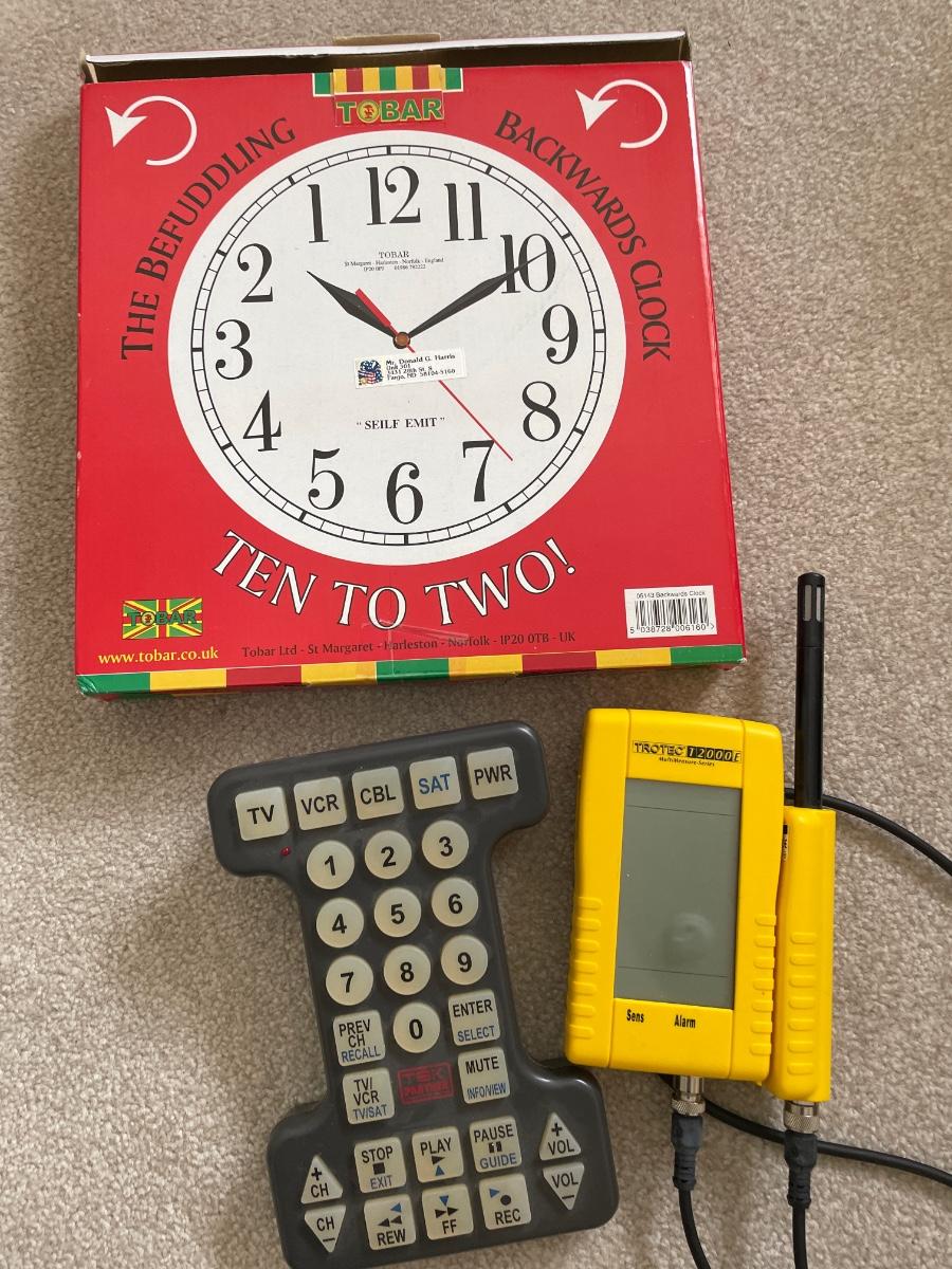 Backwards clock | EstateSales.org