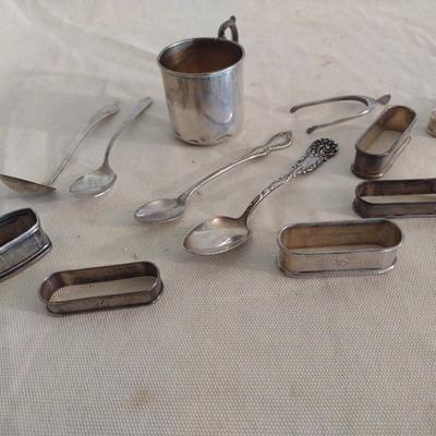 Collection of Sterling Silver Table Pieces 227 grams | EstateSales.org