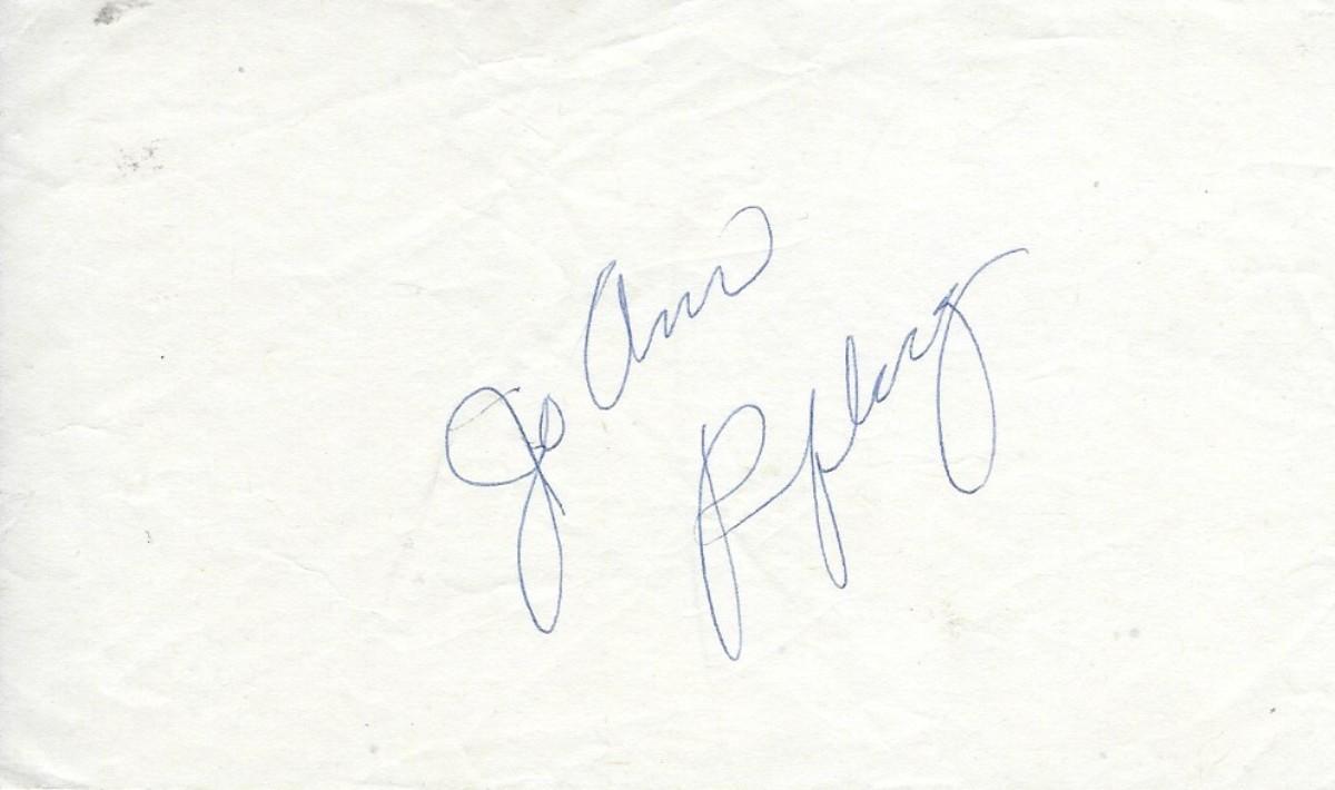 MASH Jo Ann Pflug signature | EstateSales.org