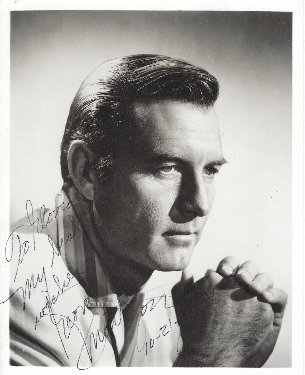 George Montgomery signed photo | EstateSales.org