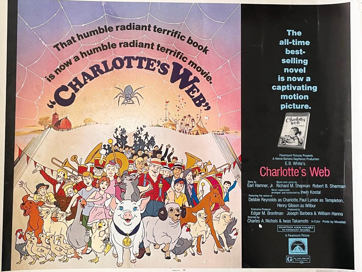 Charlotte's Web 1973 movie poster | EstateSales.org