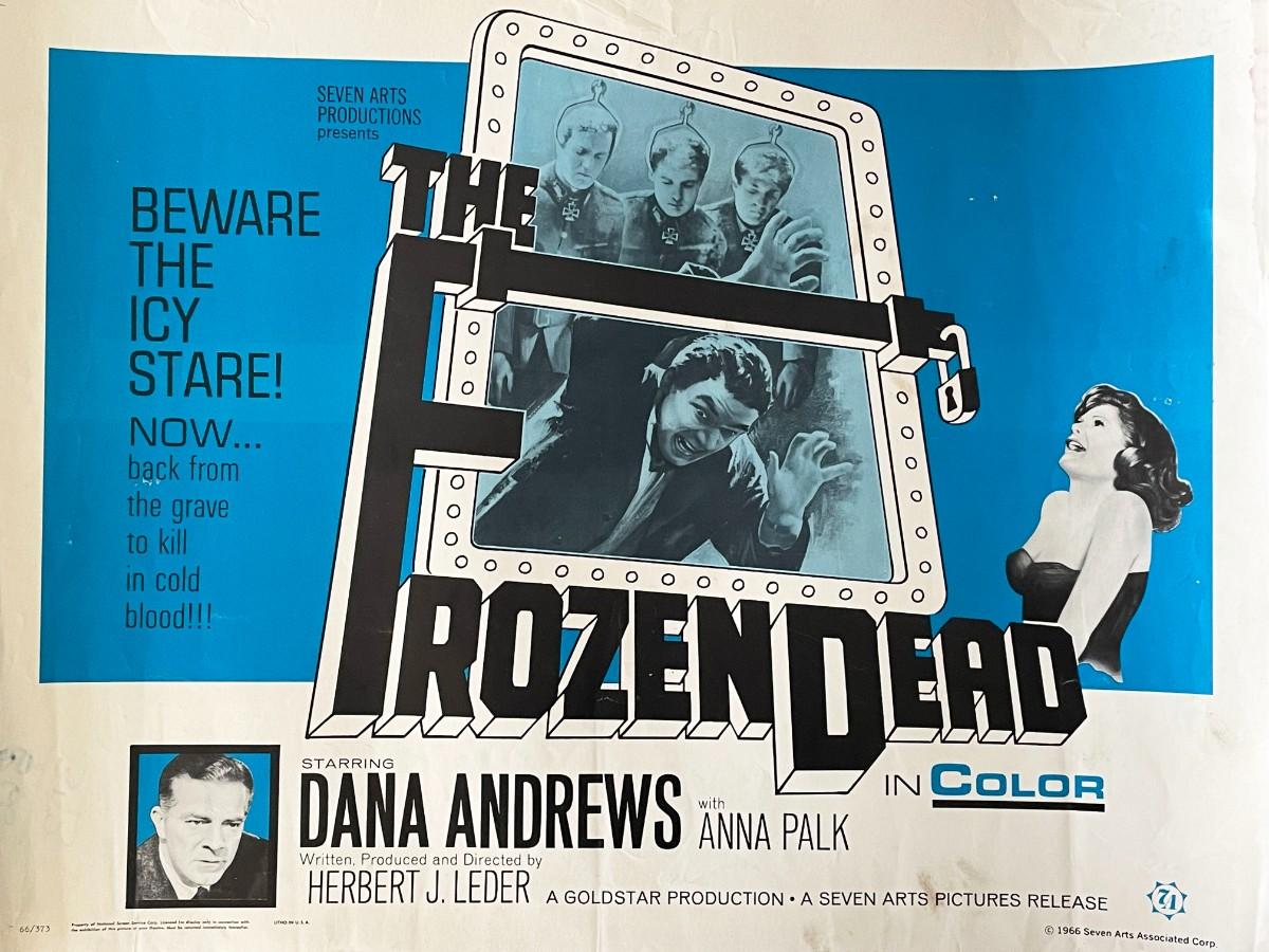 The Frozen Dead 1967 movie poster | EstateSales.org