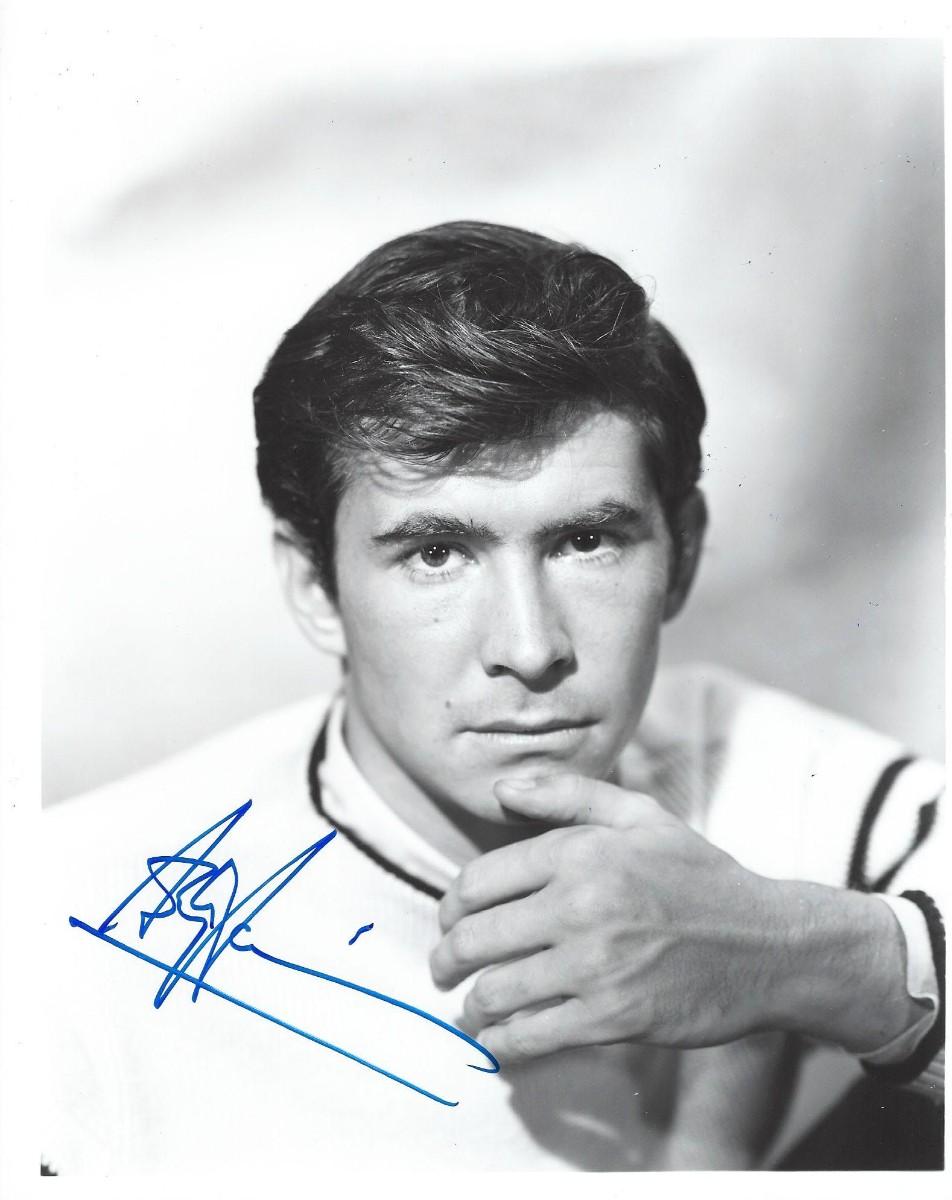 Psycho Anthony Perkins signed Psycho photo | EstateSales.org