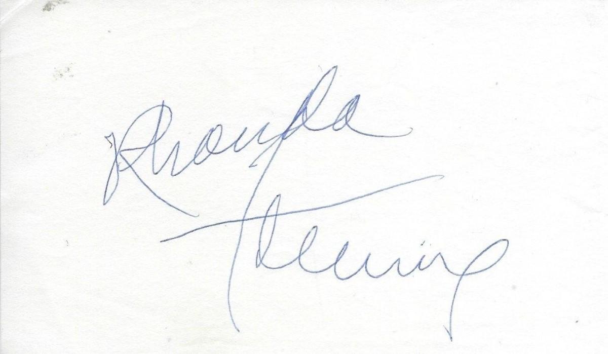 The Last Outpost Rhonda Fleming signature | EstateSales.org