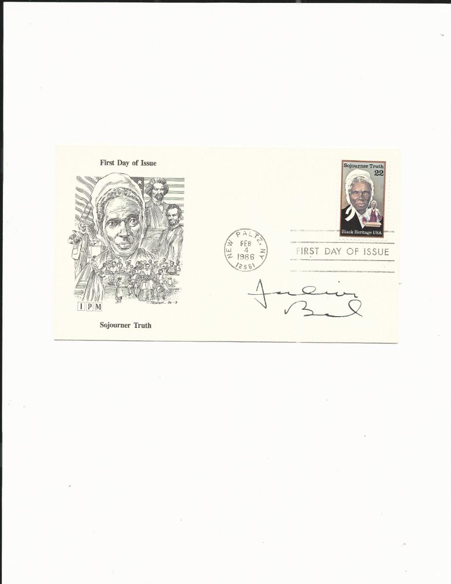 Sojourner Truth 1986 signed First Day Cover | EstateSales.org