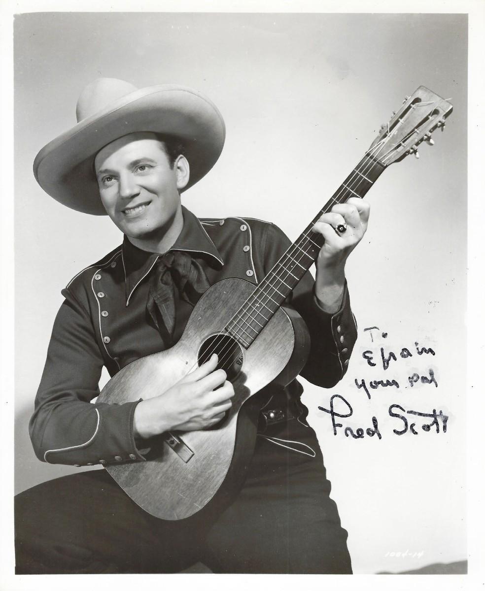 The Singing Buckaroo Fred Scott signed photo | EstateSales.org